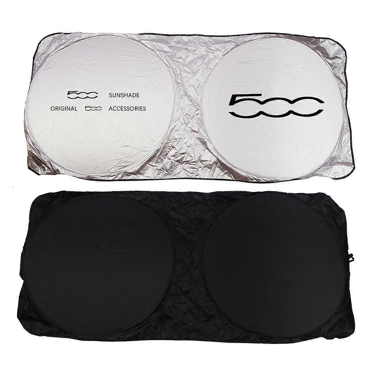 Car Sun Shade Protector Auto Front Window Sunshade Covers For Fiat 500 ...