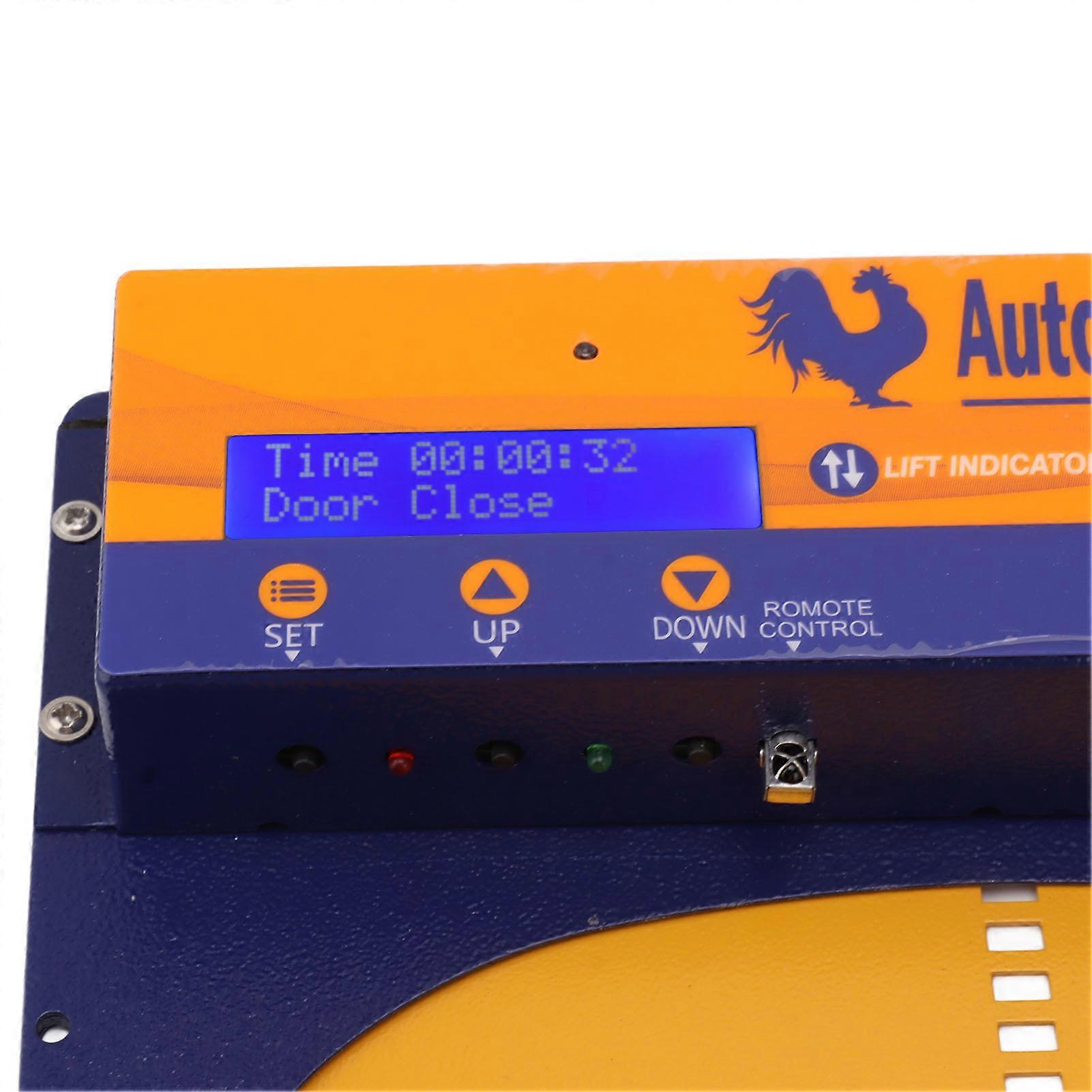 Automatic Chicken Coop Door IP45 Waterproof Programmable Aluminum Chicken Coops Door with Timer ...