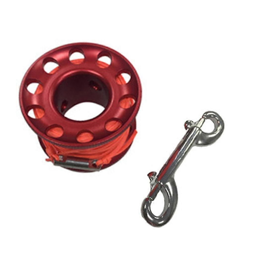 Scuba Diving Finger Spool Reel With 30m Guide Line Diving Spool Shaft ...