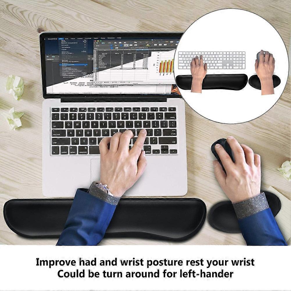 Keyboard Raised Hands Support Wrist Rest Cushion Mouse Comfort Pad for ...