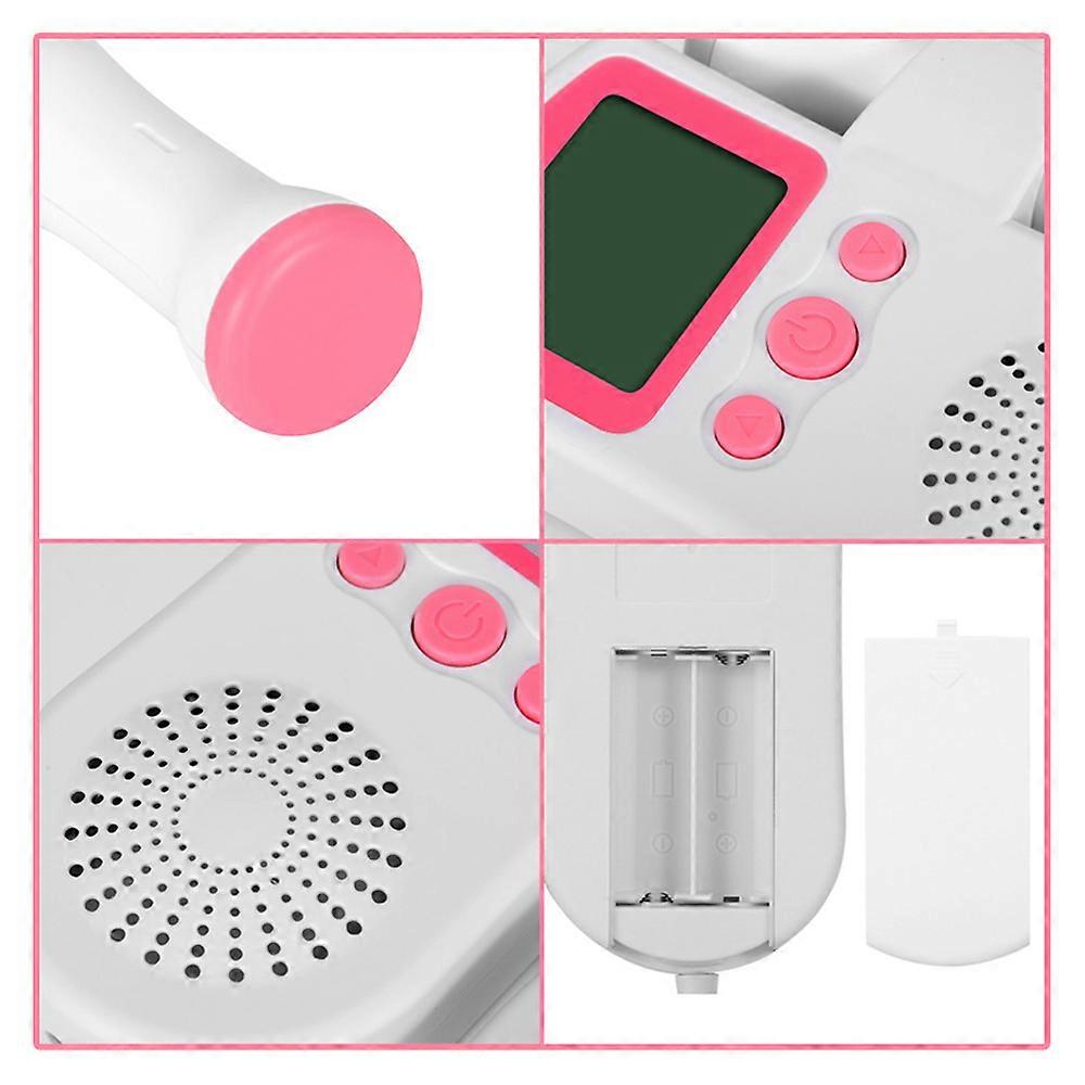 3.0MHz Doppler Fetal Heart Rate Heartbeat Monitor Battery Powered ...