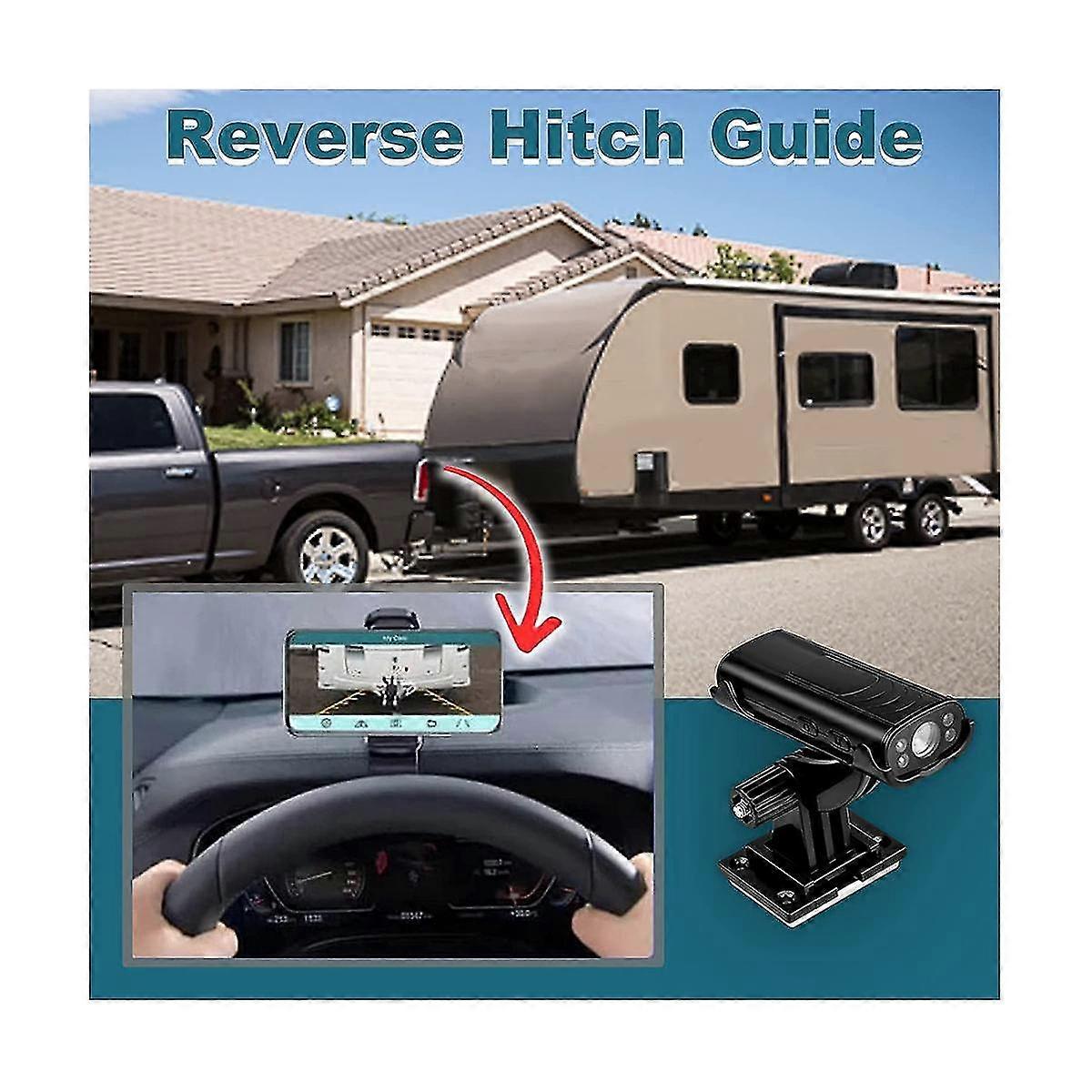 Reverse Hitch Guide Camera, Cars Wireless Backup Camera, Hd Waterproof ...