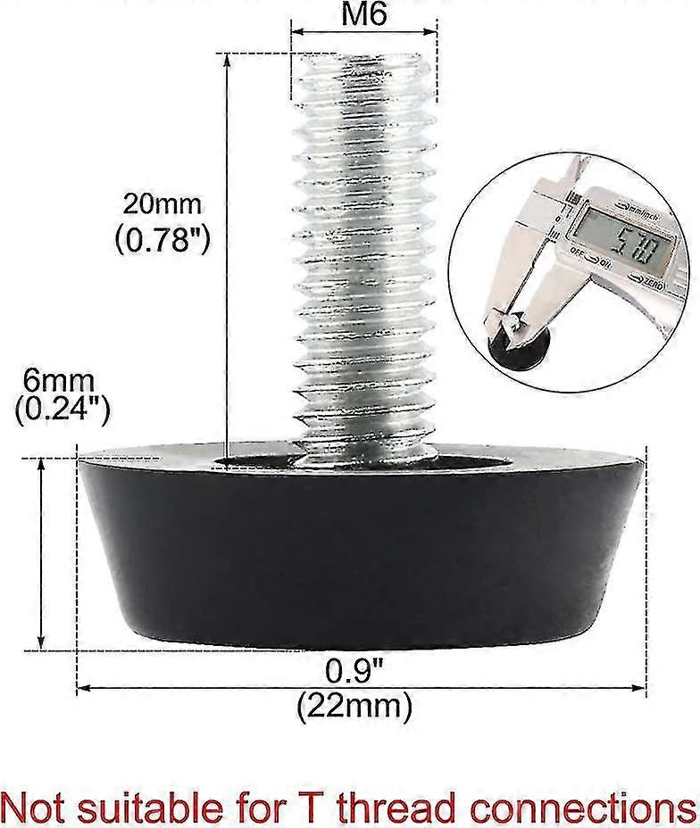 Sourcing Map 20pcs Furniture Leveling Feet Adjustable Feet Furniture ...