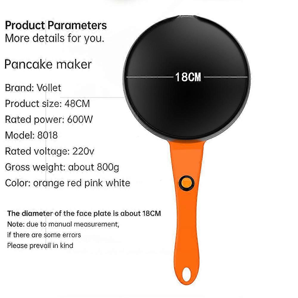 Instant Crepe Maker, 7in Electric Crepe Maker Pizza Pancake Machine ...