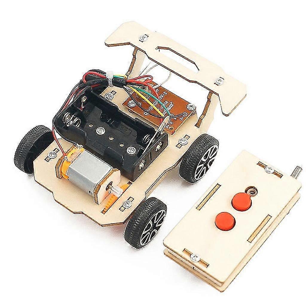 Diy Wooden Rc Car Model Kit Engineering Toys Car Building Kits Great ...