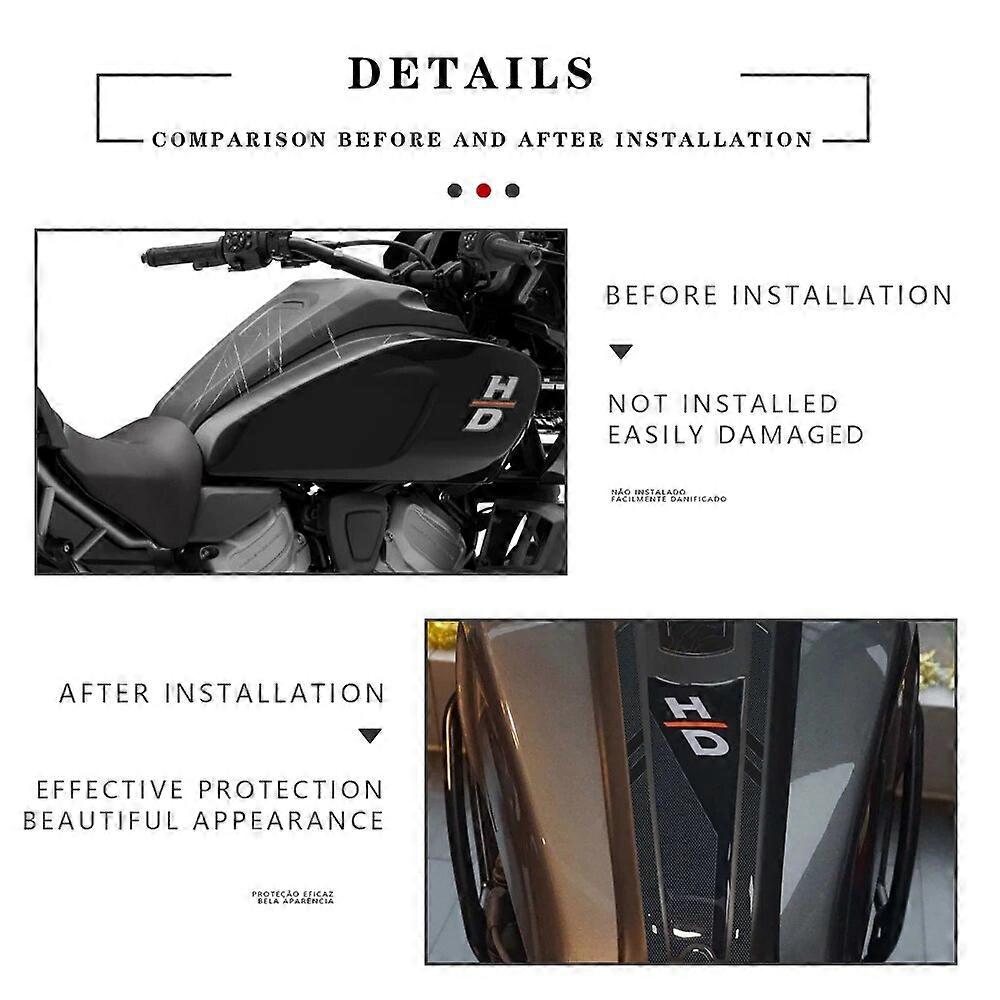Pan America 1250 3D Tank pad Stickers Paint Protection Kit Oil Gas ...
