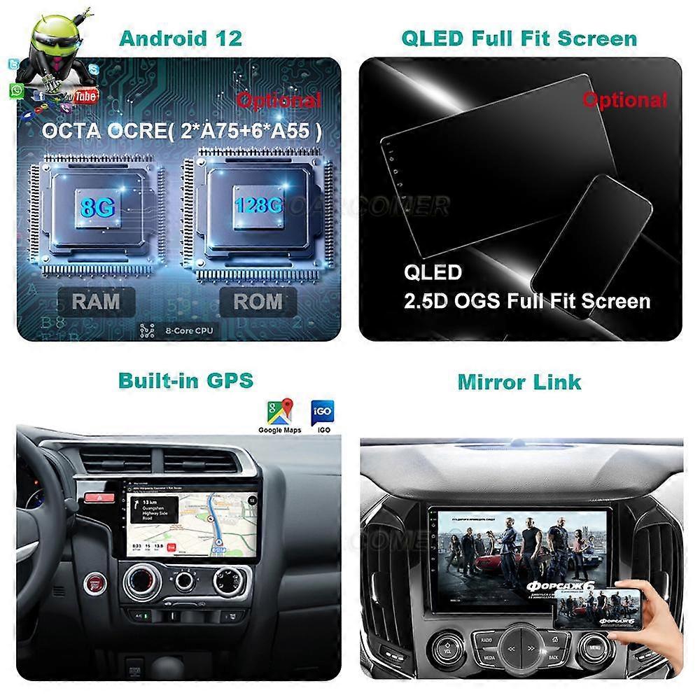 Carplay Android 12 Car Multimedia Player Radio Stereo For Subaru ...