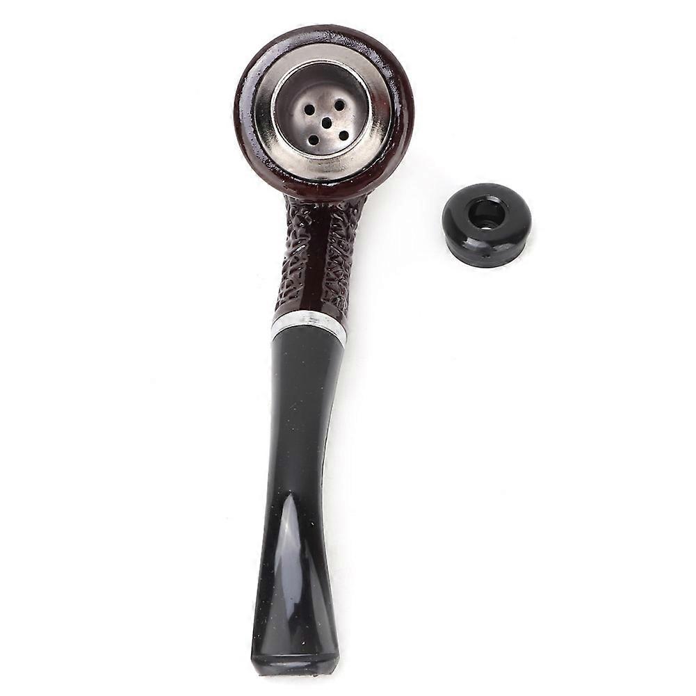 Classic Bent Cigarette Tobacco Pipe Delicate Resin Smoking Pipe Gift ...