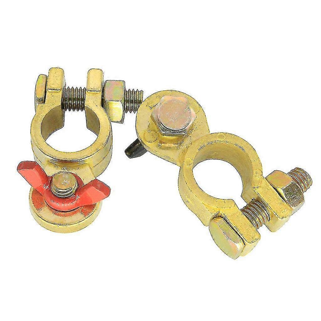 Brass Battery Terminal Connectors, Battery Terminal Top Post Marine ...