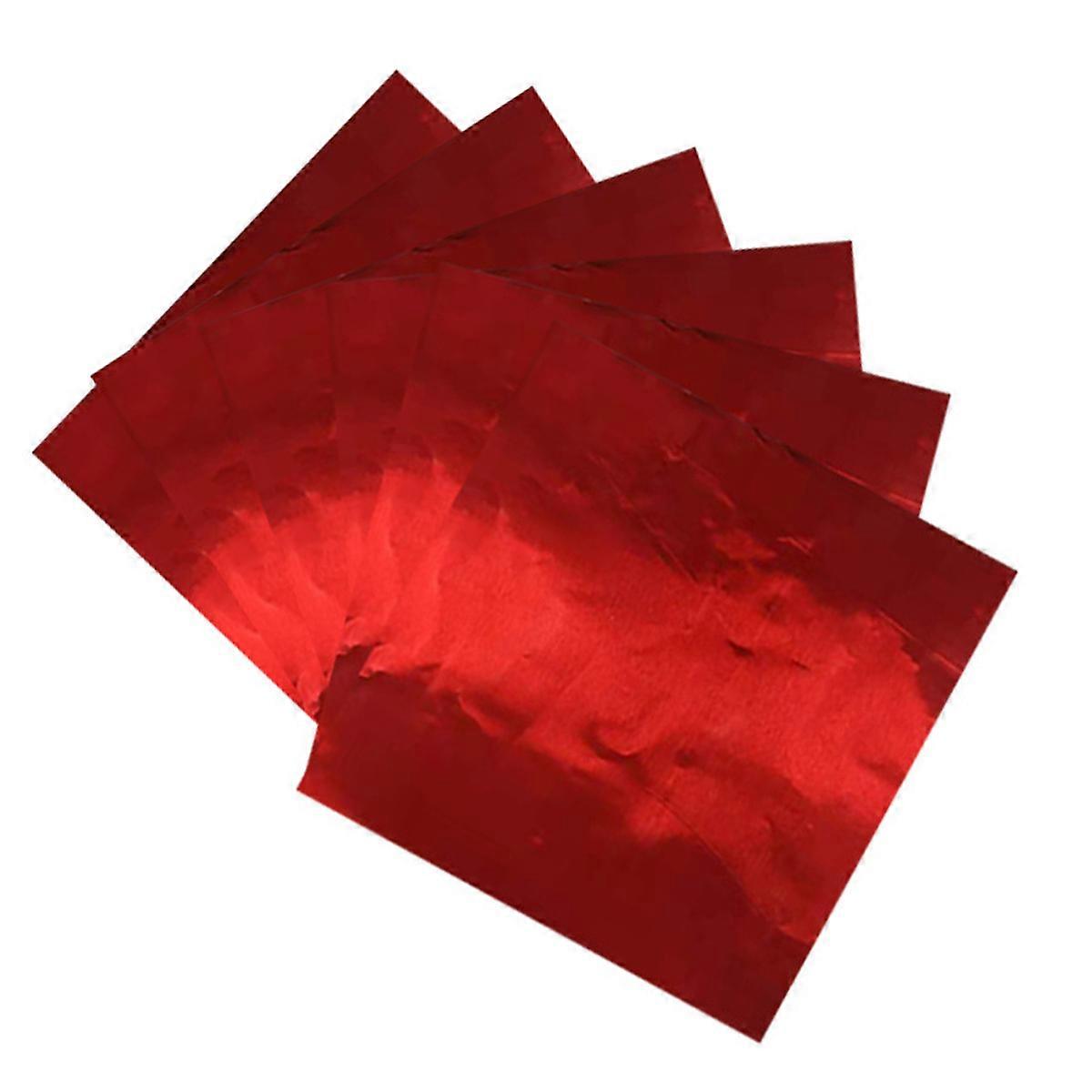 100Pcs/Lot 10*10cm Red Square Candy Making Sweets Chocolate Lolly Foil ...