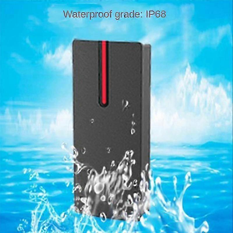 IP68 Waterproof IC Card Reader 13.56Khz Proximity Card Access Control Slave Reader Support ...