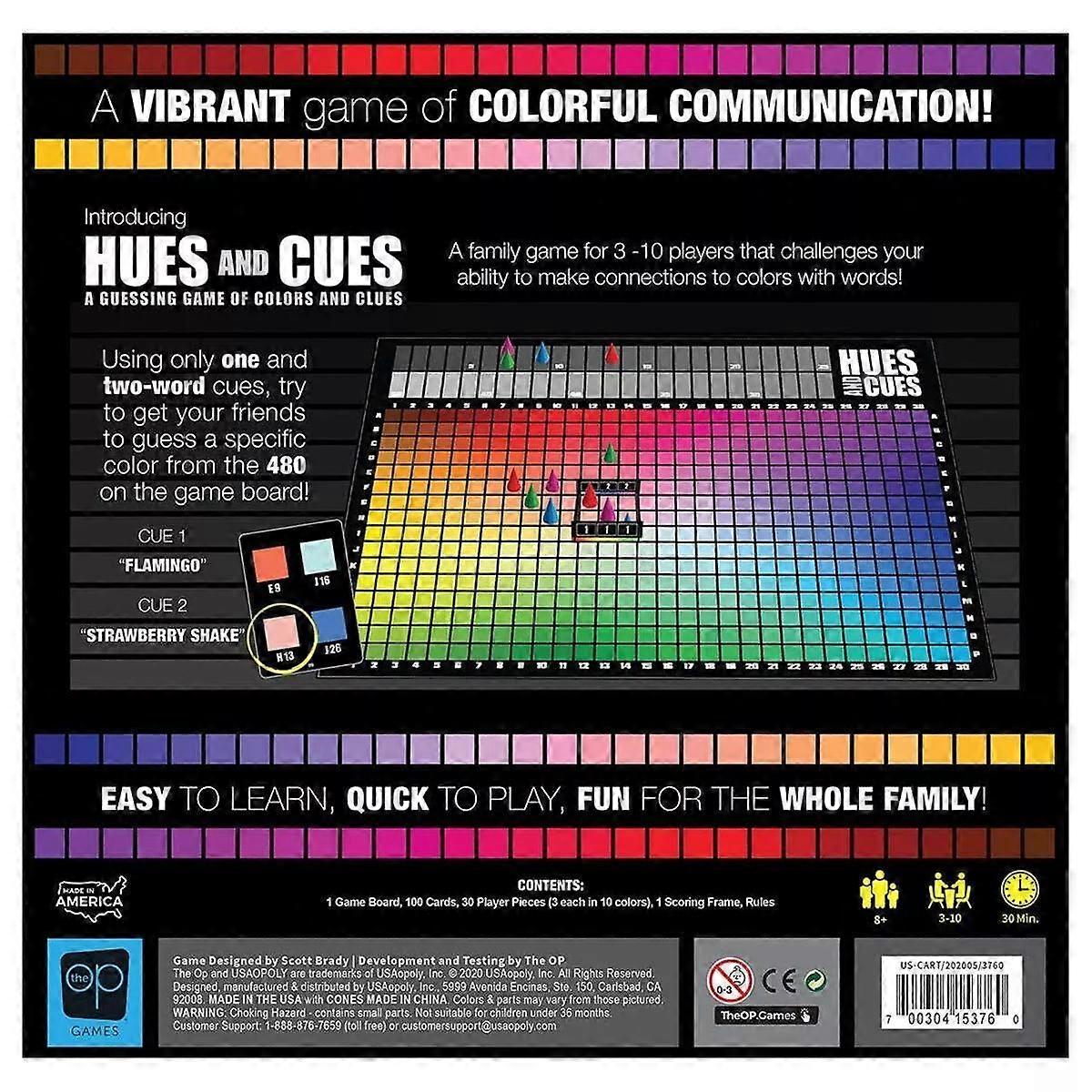 2025 Hues and Cues Board Game For 3-10 Players Ages 8+ | Fruugo UK