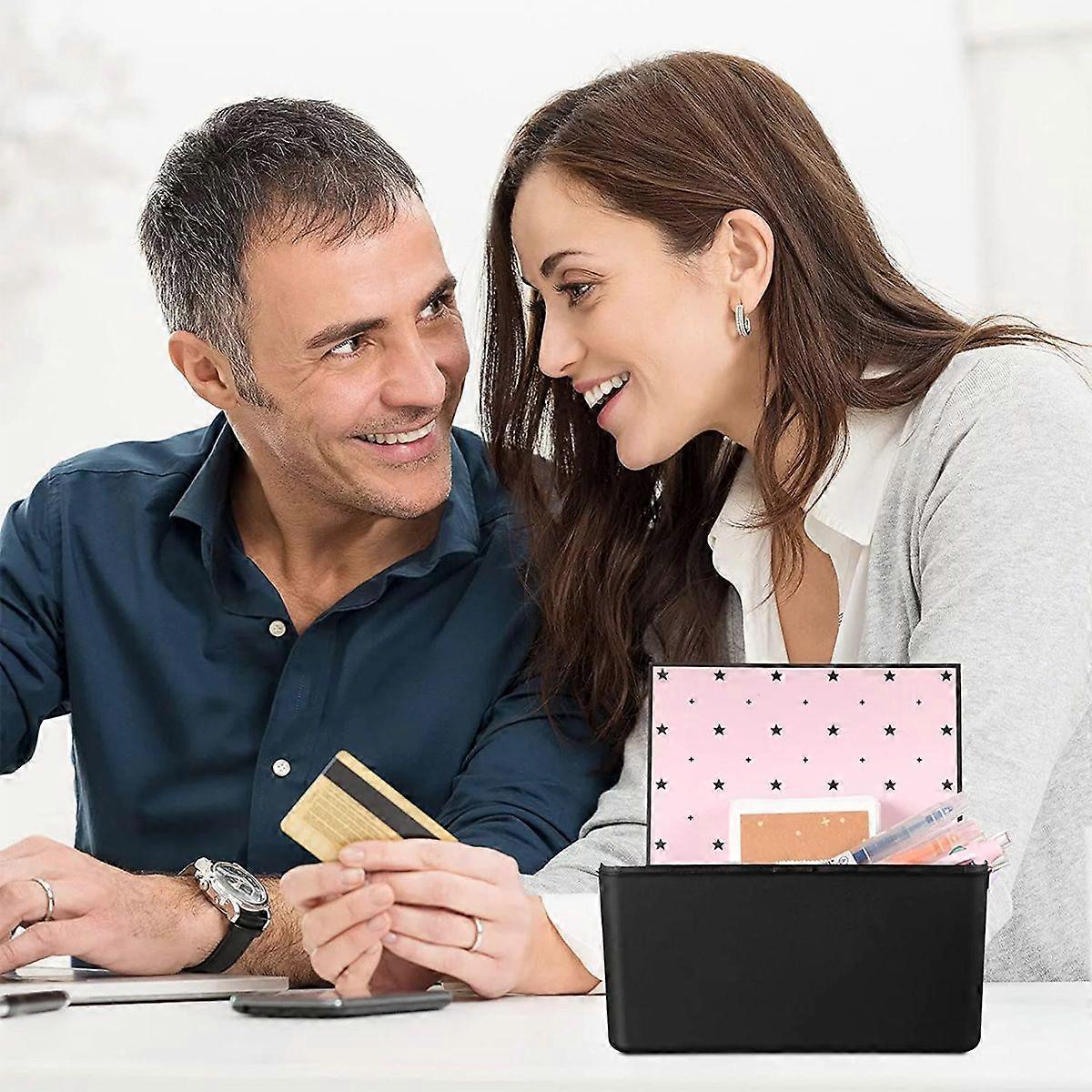 4 Pieces Index Card Box Flash Card Holder Notecard Box Index Card ...