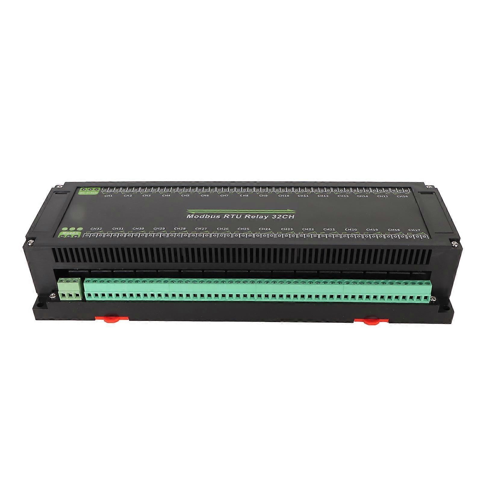 RTU Relay Module 32 Channel Safe Optocoupler Isolation Rail Mount Case ...