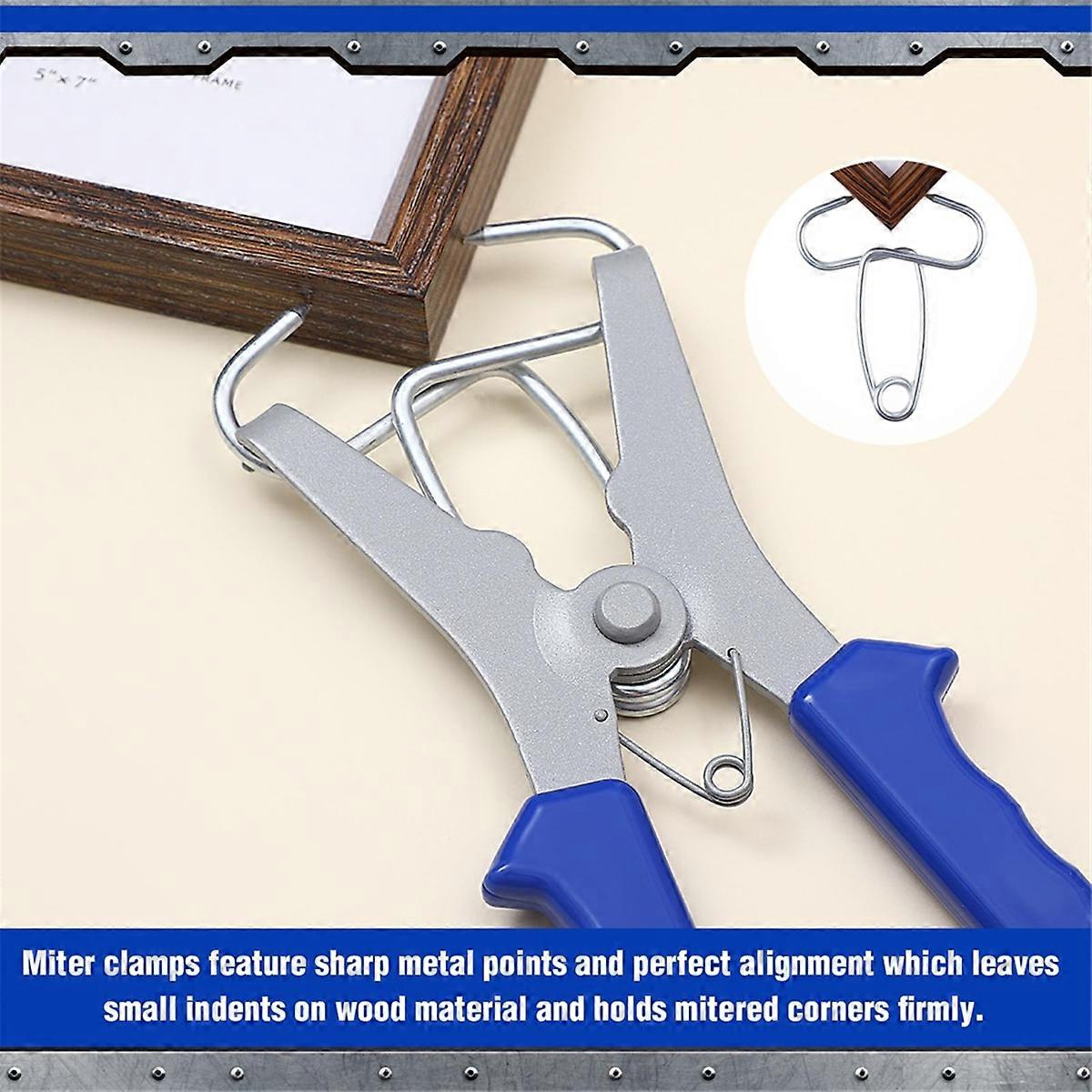 Miter Spring Clamps Kit 20 Miter Clamps with Spring Loaded Pliers ...