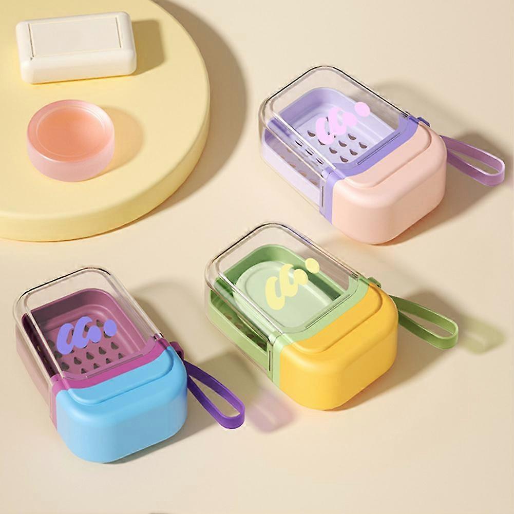 Portable Dopamine Soap Box Cartoon Soap Container Keep Soap Dry | Fruugo UK