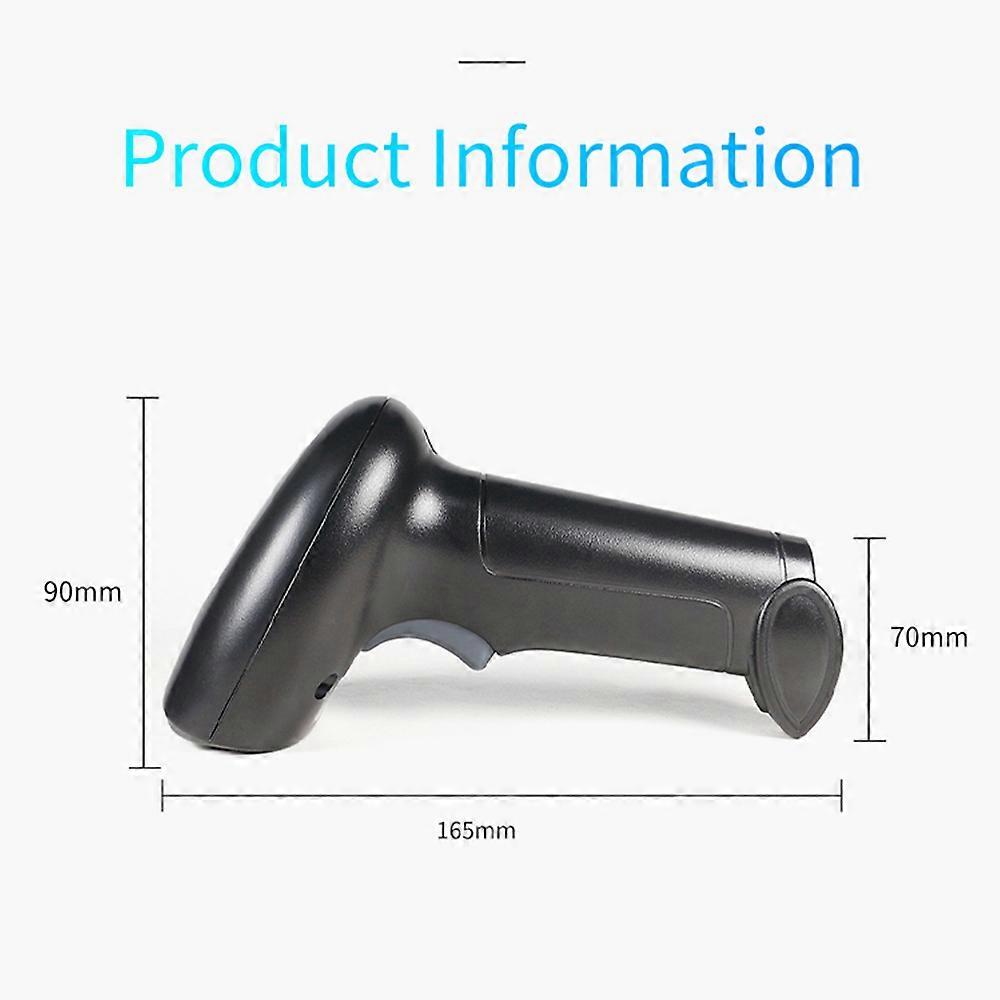 CYDT 2D 1D Barcode Scanner 2.4G Wireless Usb Wired Connection Handheld Bar Code Reader Manual ...