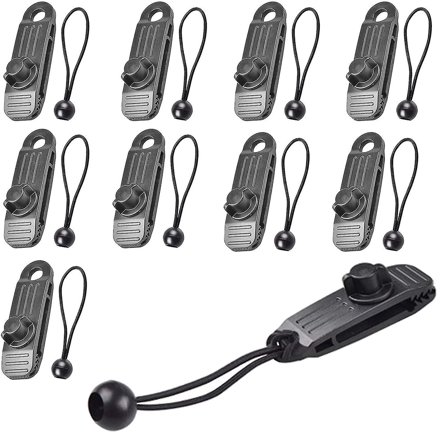 10pcs Tarp Clips Plastic Tent Clips Tent Clamp Awnings Elastic Tarp ...