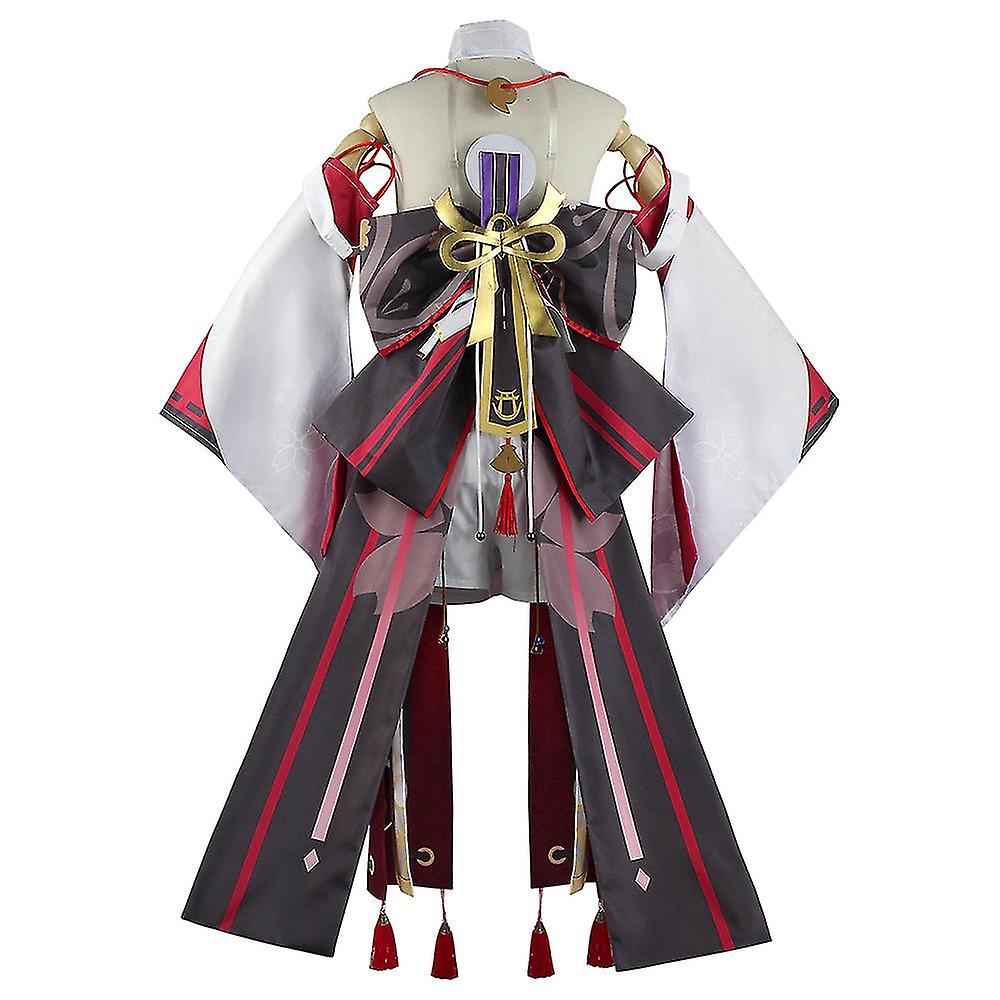 Genshin Impact Yae Miko Cosplay Costume Guuji Yae Fancy Outfits Guuji ...