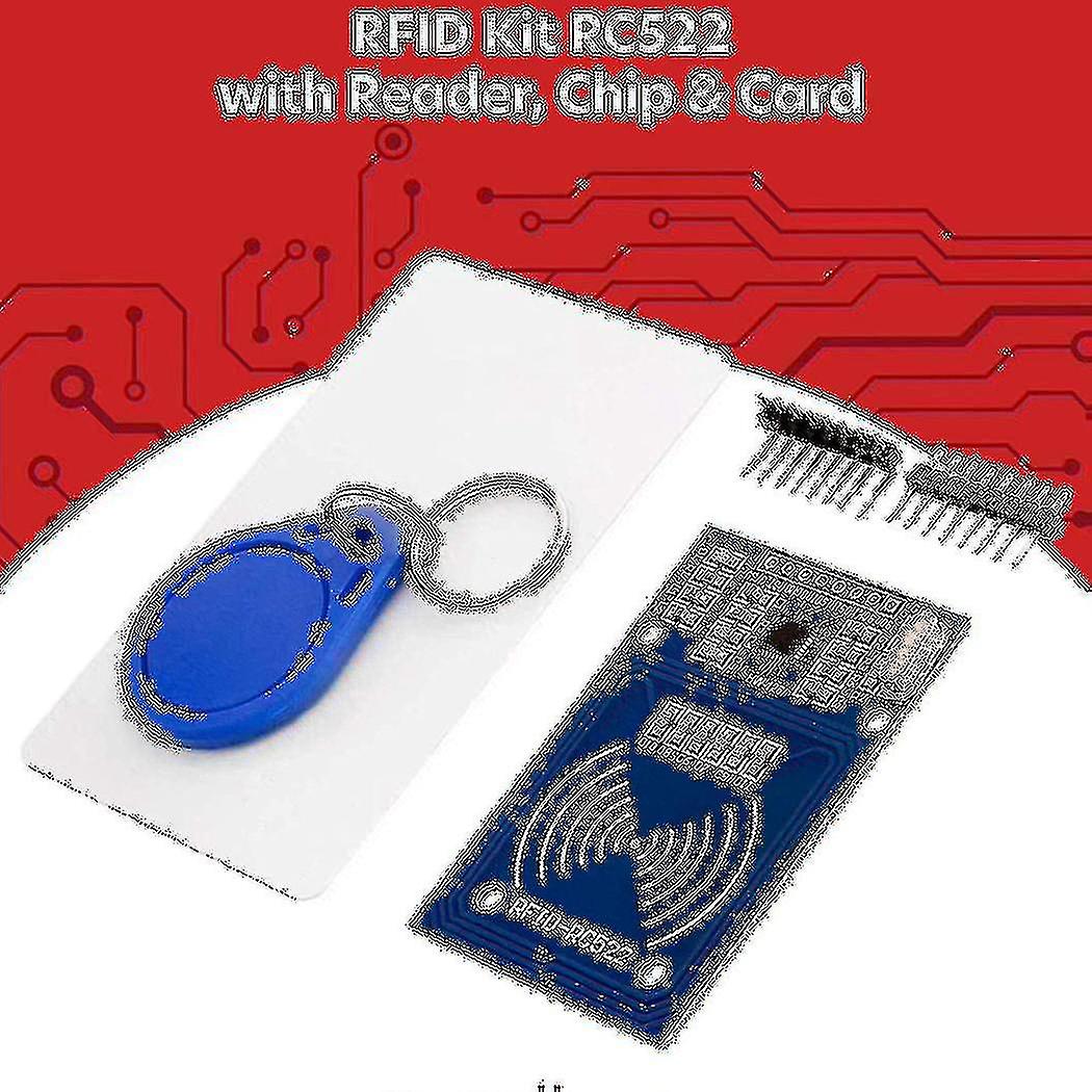 Rfid Kit Rc522 With Reader, Chip And Card 13.56 Mhz Spi Compatible With ...