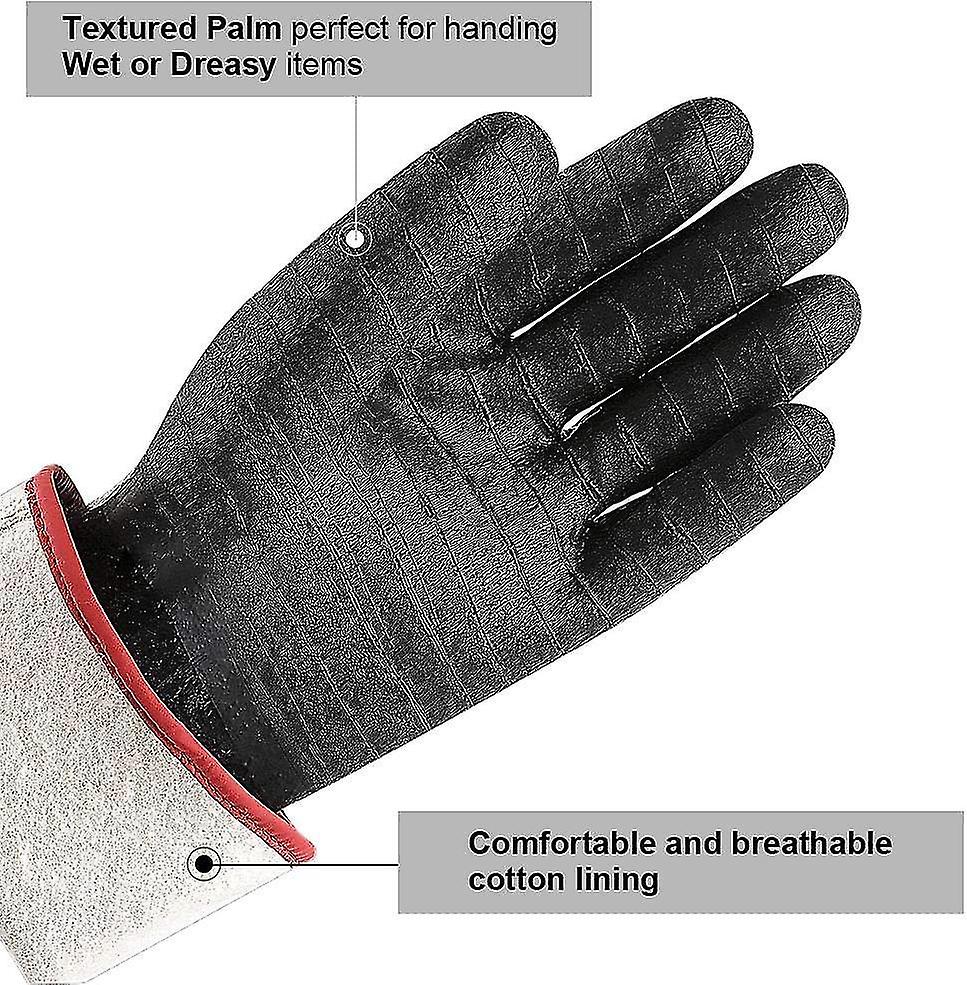 932f Extreme Heat Resistant Gloves For Grill Bbq, Waterproof Long ...
