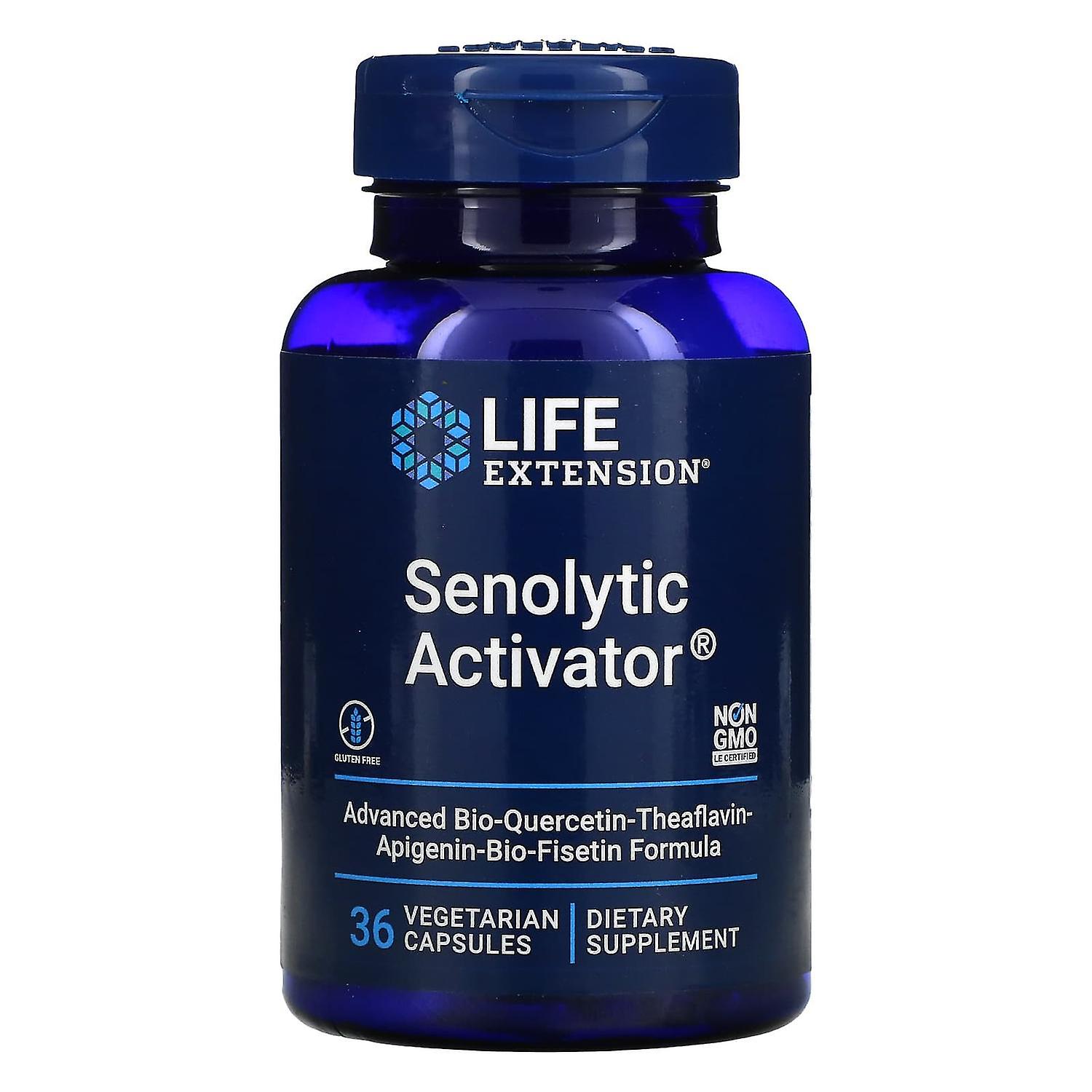 Life Extension, Senolytic Activator, 36 Vegetarian Capsules | Fruugo UK