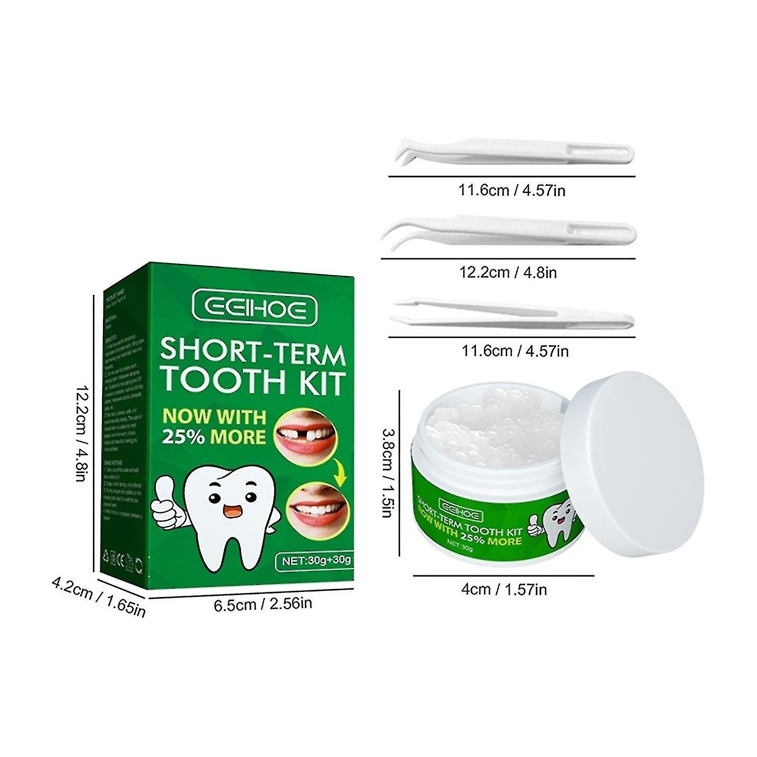 Amazing Temporary Missing Tooth Kit Replacement Temp 25% More Than ...