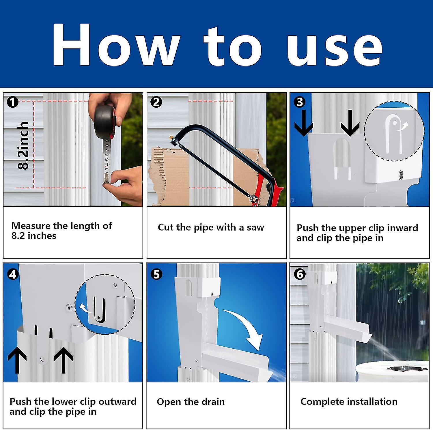 Rainwater Collection System, Rain Barrel Diverter Catching Collection ...