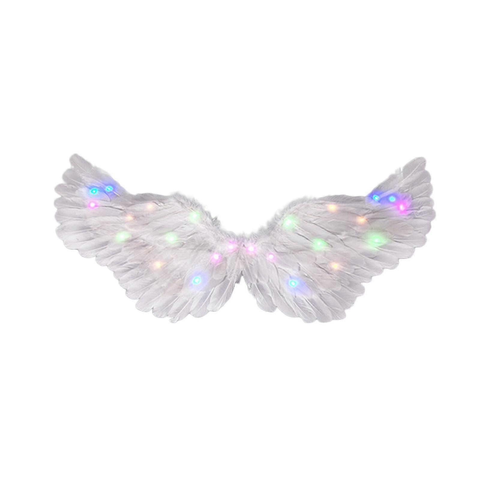 100% New-angel Wings, Light Up Angel Wings And Halo With Led Lights-hy ...