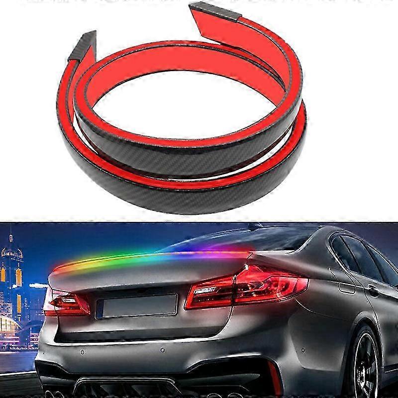 Universal Led Rear Spoiler Lip Kit Exterior Accessories Brake Light ...