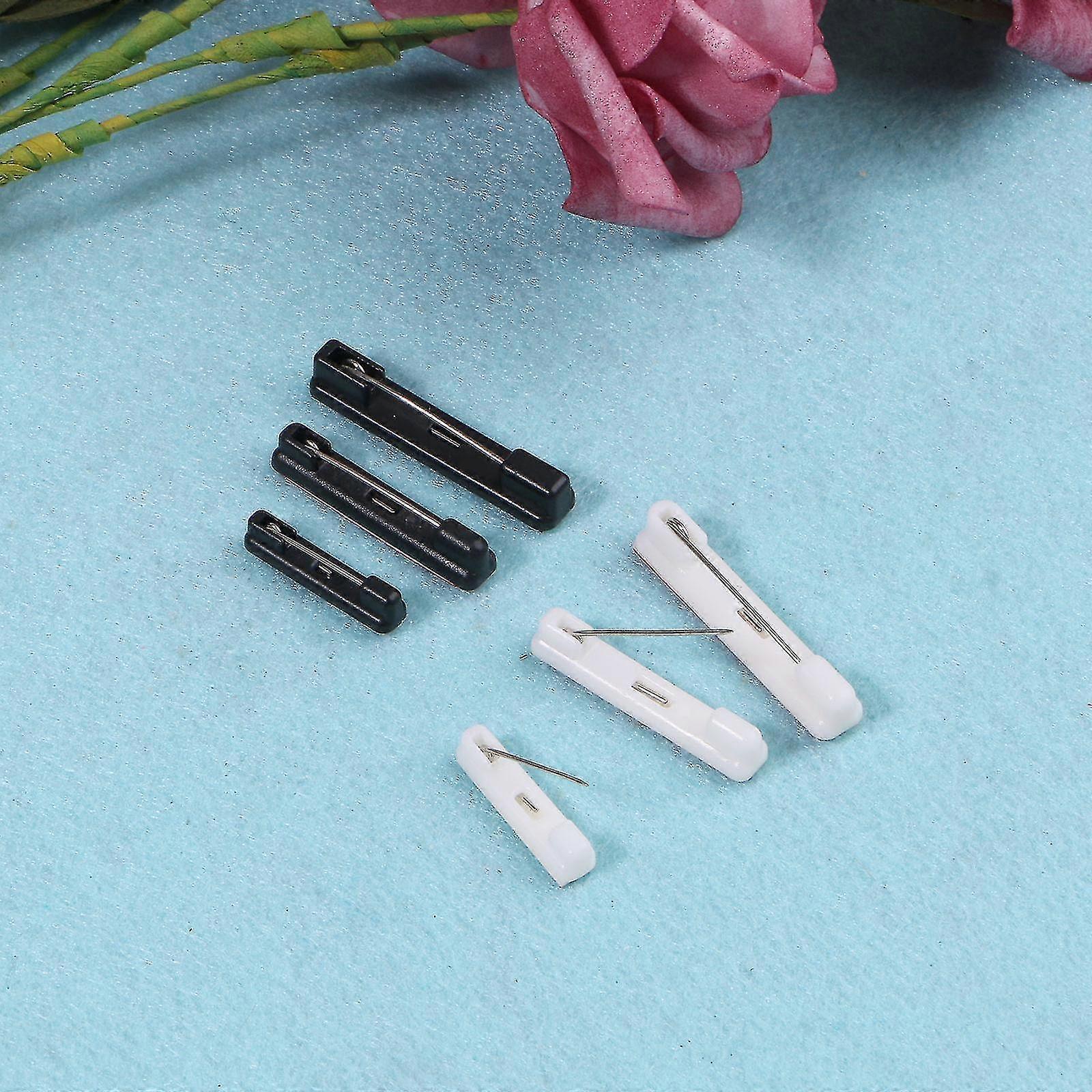 100pcs Brooch Clasp Pins Badge Latch 3 Sizes 22mm/31mm/37mm For Diy ...