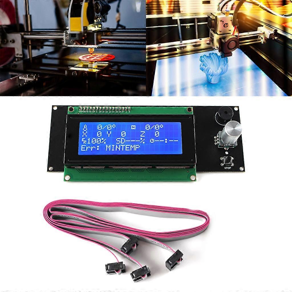 LCD 2004 Control Panel 3D Printer Screen Reprap 2001Lcd Module Controller | Fruugo UK