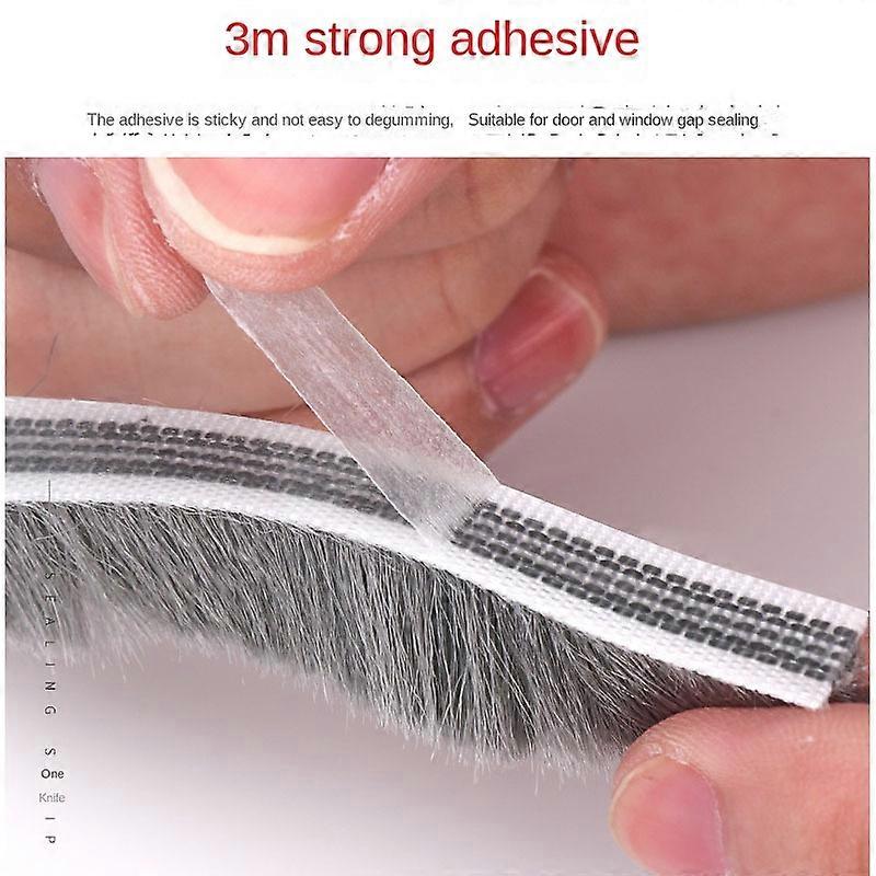 10M Brush Strip Self Adhesive Door Window Sealing Strip Door Window ...