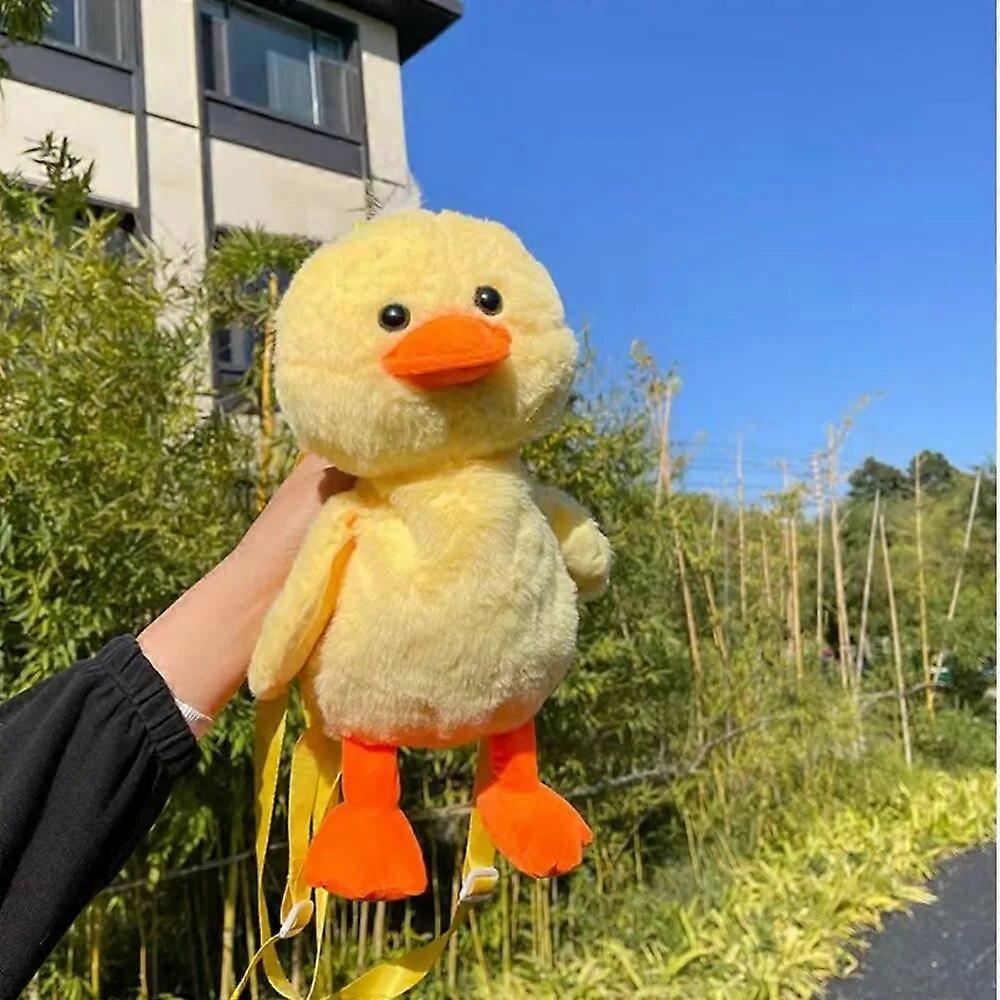 Little Yellow Duck Plush Backpack Stuffed Toy Kawaii Animal Duck Bag ...