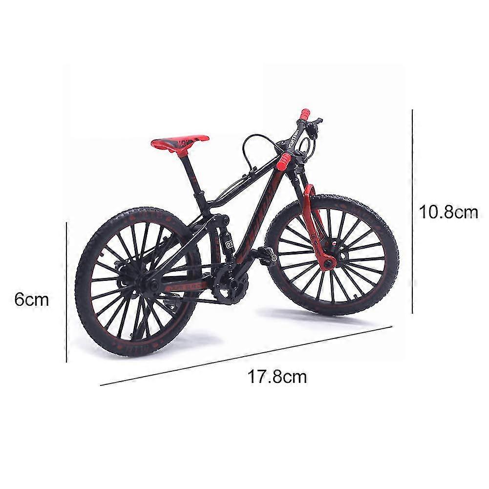 Mini 1:10 Alloy Bicycle Scale Model Dasktop Simulation Ornament Finger ...