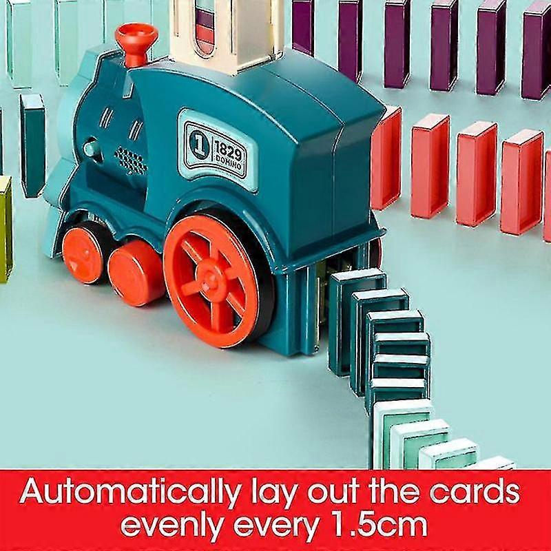 Domino Train Blocks Set Building And Stacking Toy Creatives Toys Domino ...