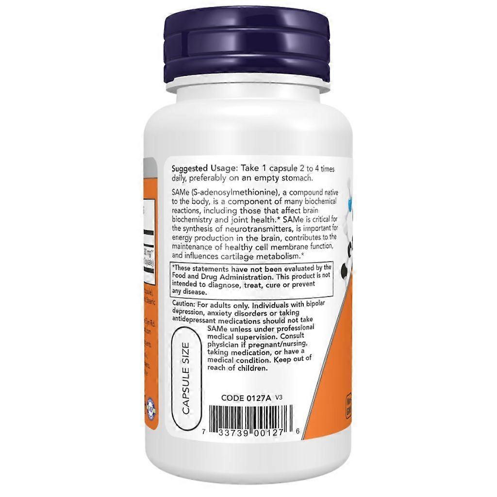 NOW Foods SAMe 200mg Capsules 120 | Fruugo UK
