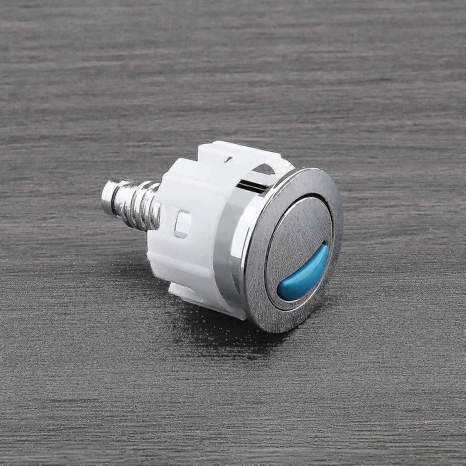 Flush Button Double Round Push Button Abs Chrome Accessories Toilet ...