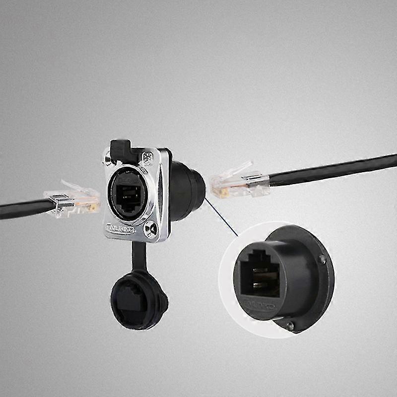 IP67 Network RJ45 Waterproof Connectors / Ethernet RJ45 Waterproof Plug ...