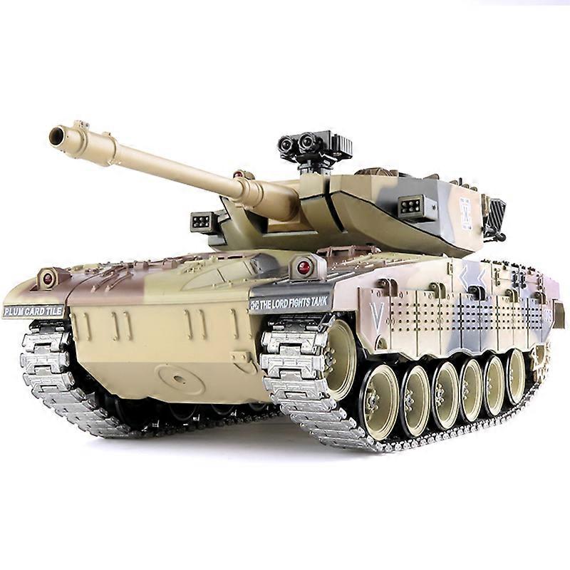 RC Metal Tank Simulation Water Bomb Launch with Recoil Military Chariot ...