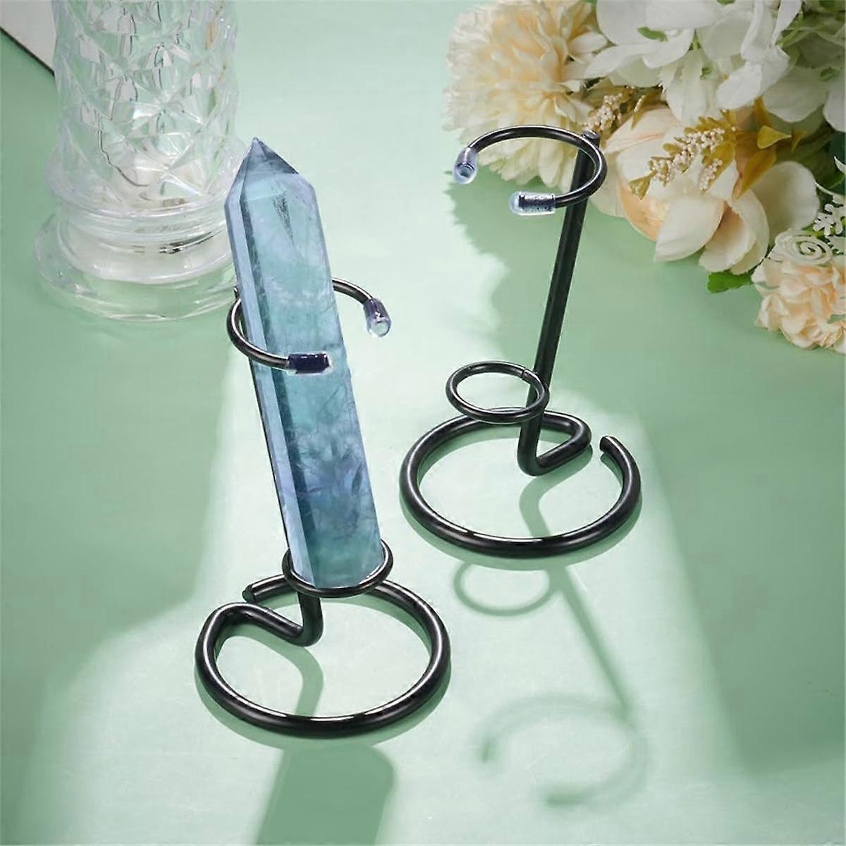 Crystal Staff Hexagonal Pillar Base Bracket Ball Bracket Carved Arts ...