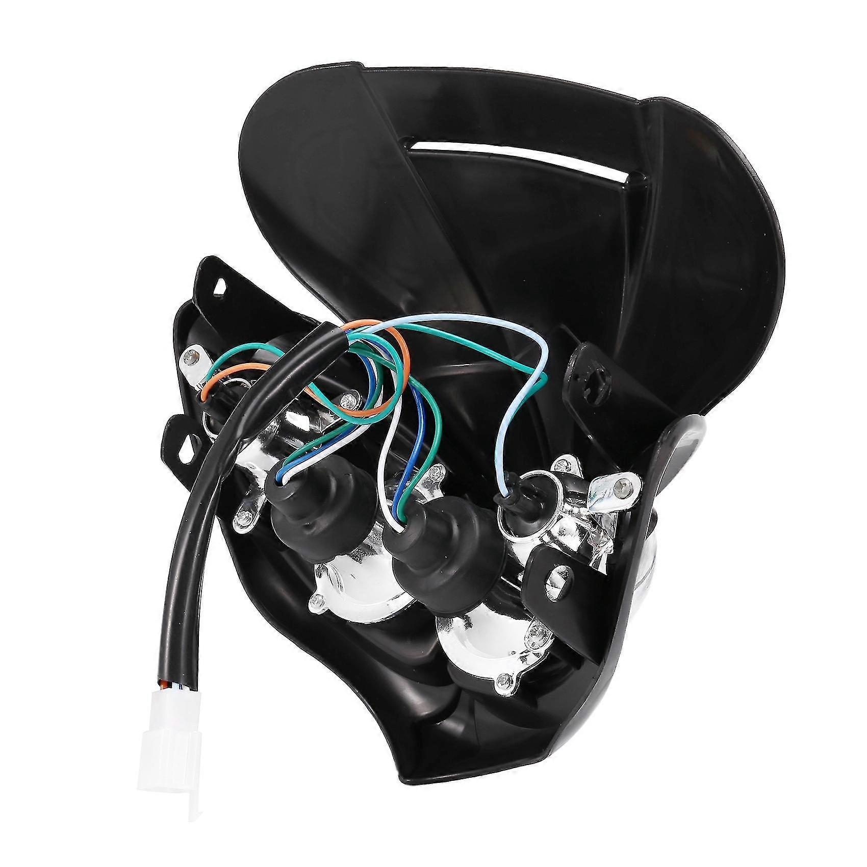 Motorcycles Fairing Head Light Lamp Motorcycle Dual Headlight | Fruugo UK