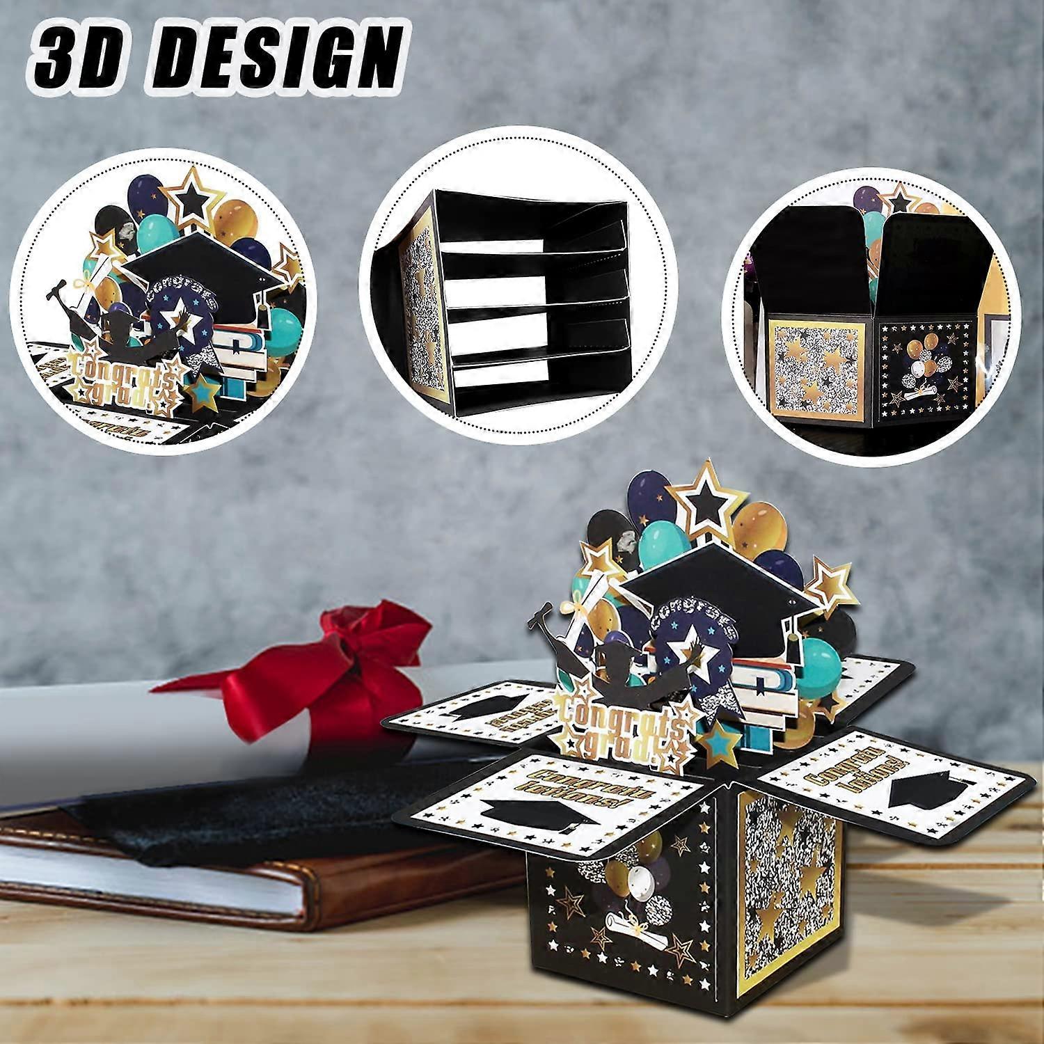 3d Graduation Gift Card Graduation Pop-Up Card Graduation Greeting ...
