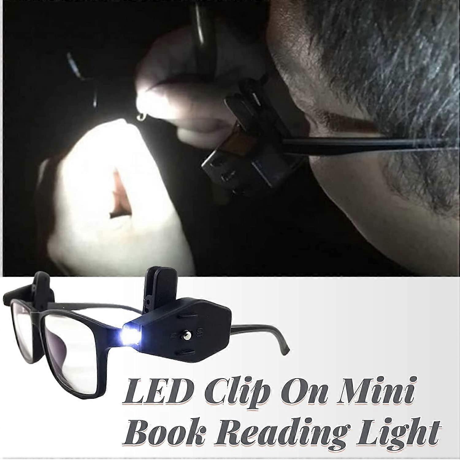 2PCS Universal Flexible Super Bright LED Clip On Mini Book Reading ...