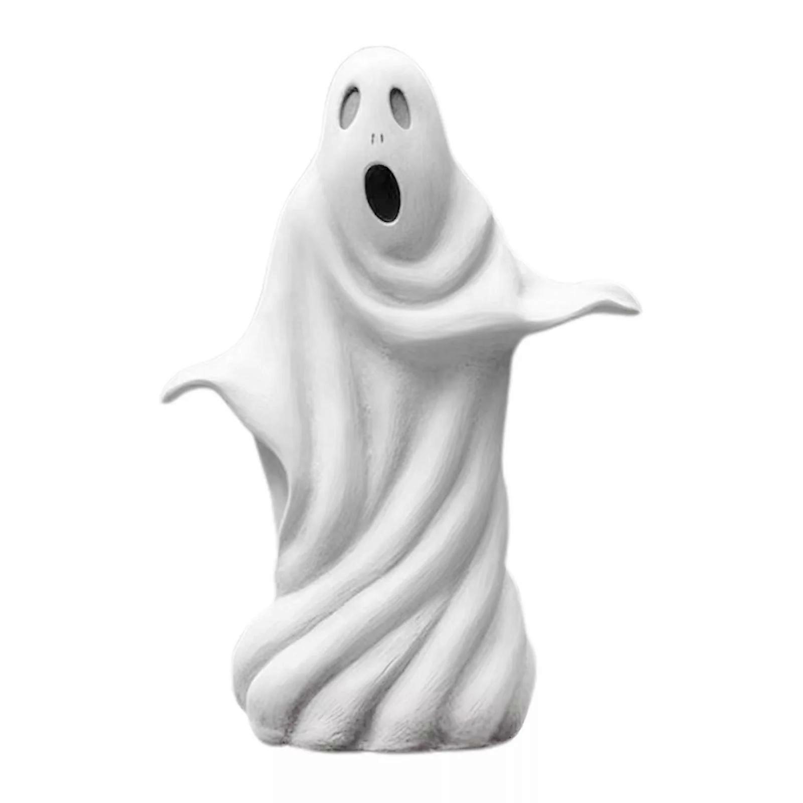Funny Halloween Ghost Statue Ghost Sculpture Ghost Figurines Ornament ...