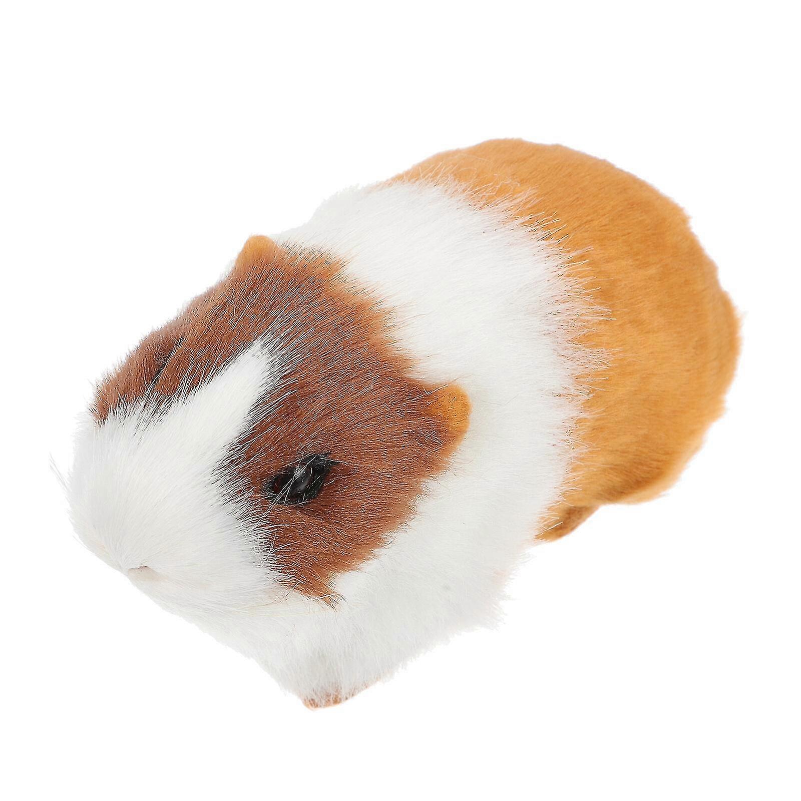 Synthetic Fur Guinea Pig Model Artificial Animals Shaped Figurine ...