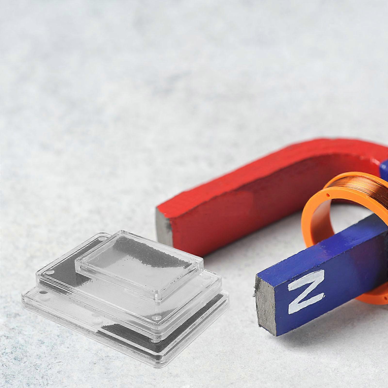 3pcs Iron Filing Science Kit for Classroom Magnetic Field Experiments ...