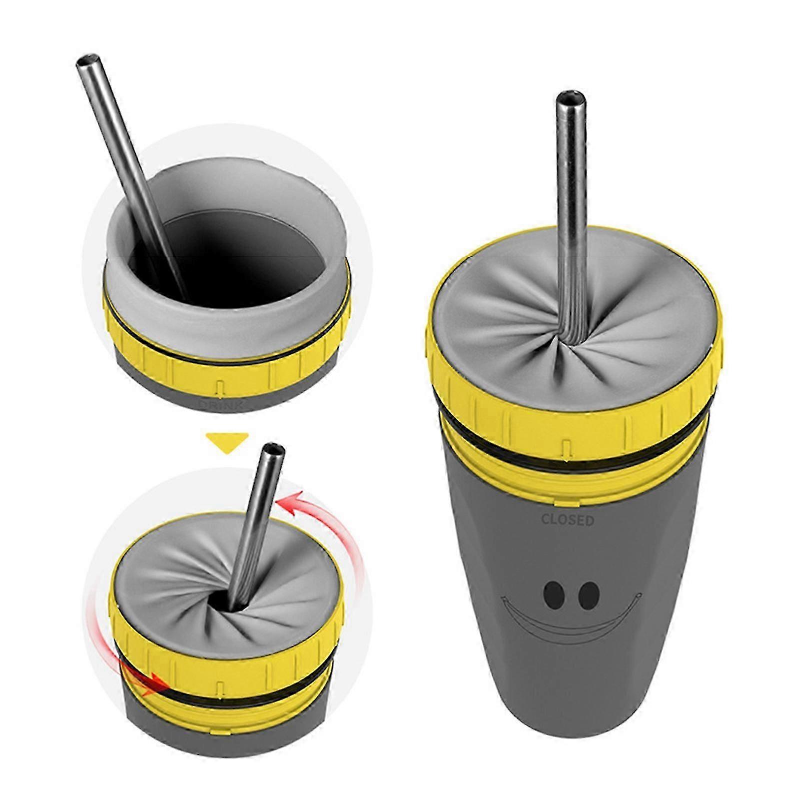 Portable Twizz Cup Leak-Proof Travel Mug with Straw Dual-layer ...