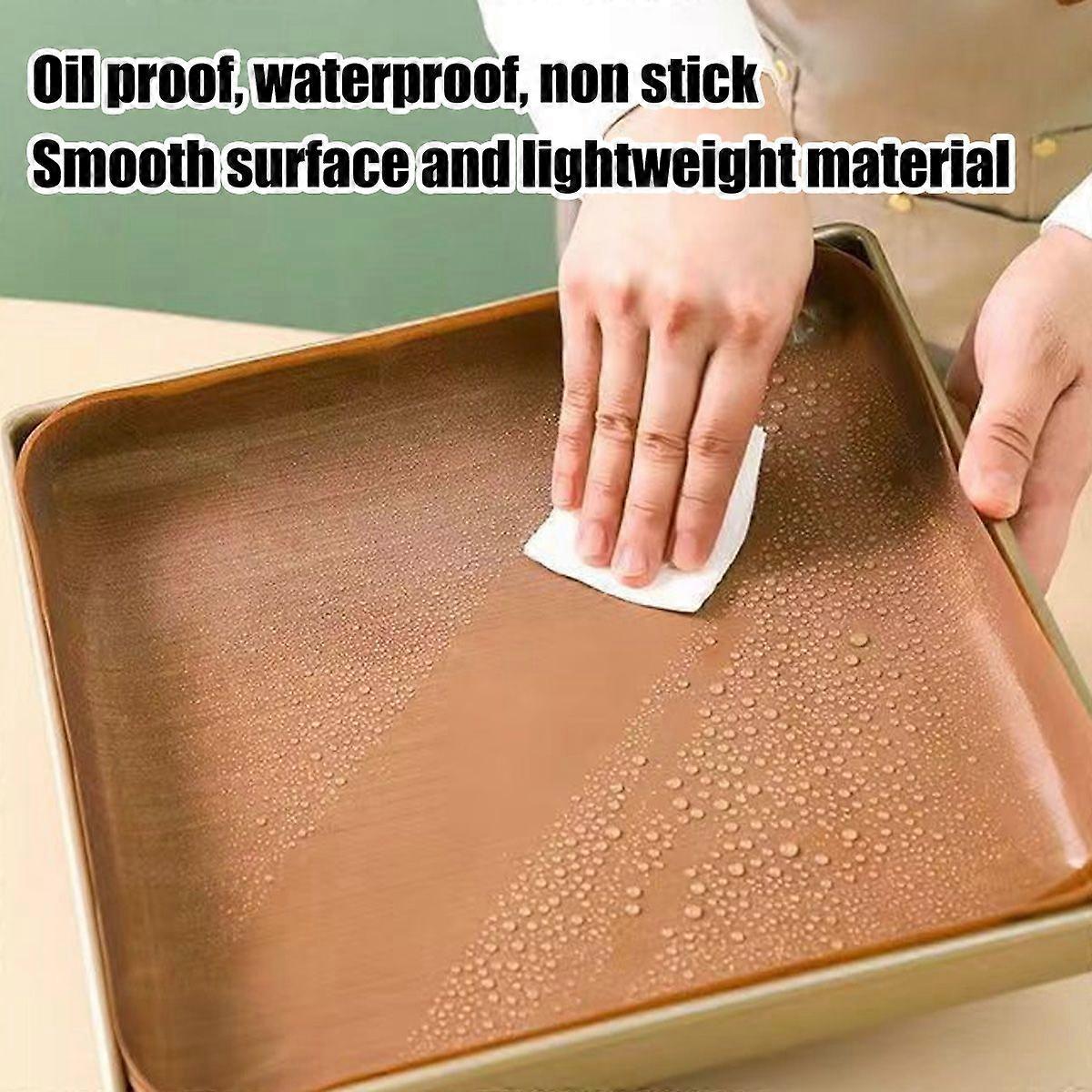 Brown Baking Paper Non Stick Oiled Paper Heat Resistant Kitchen Oven ...