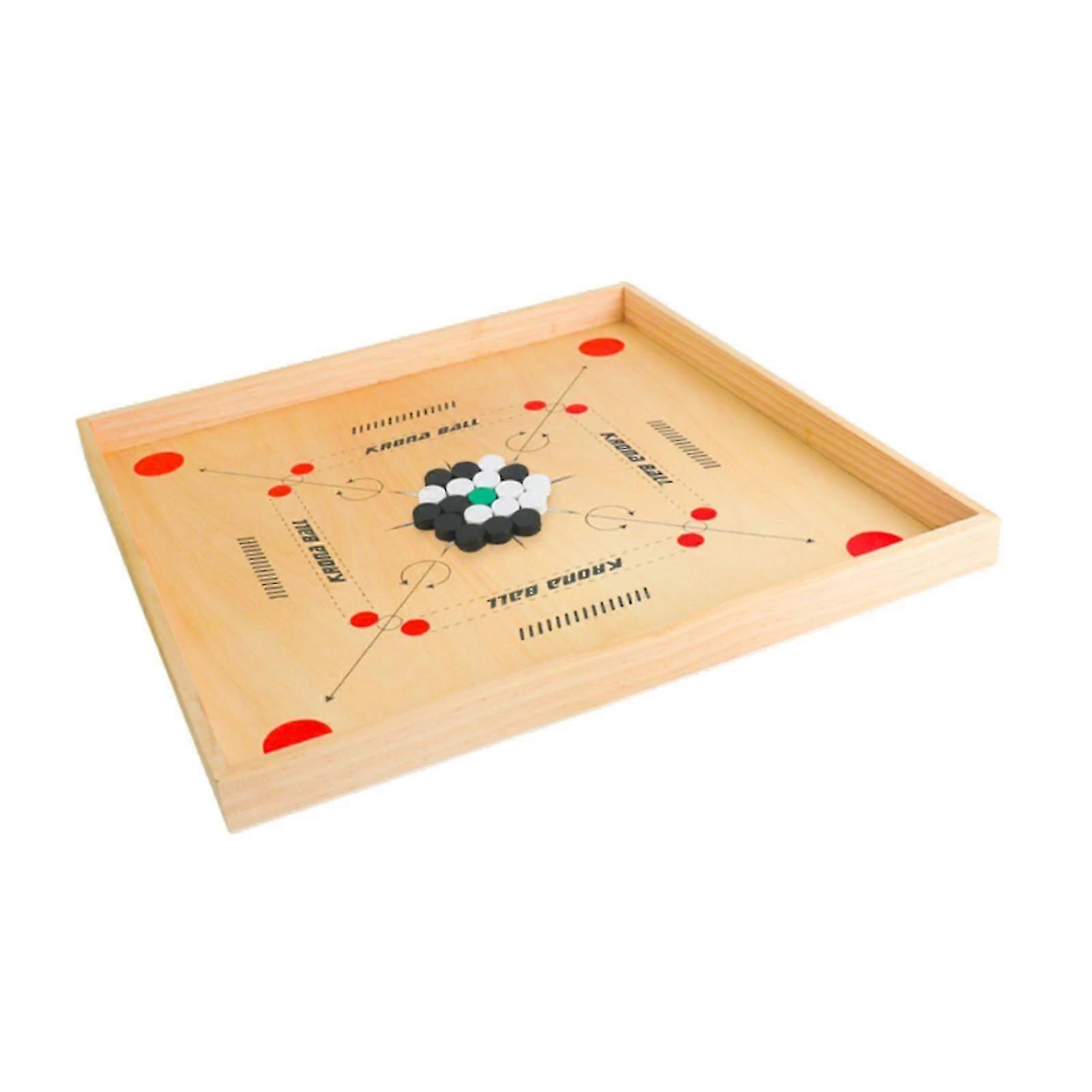 Carrom Board Set Premium Board Game Hardwood Edges for All Players ...